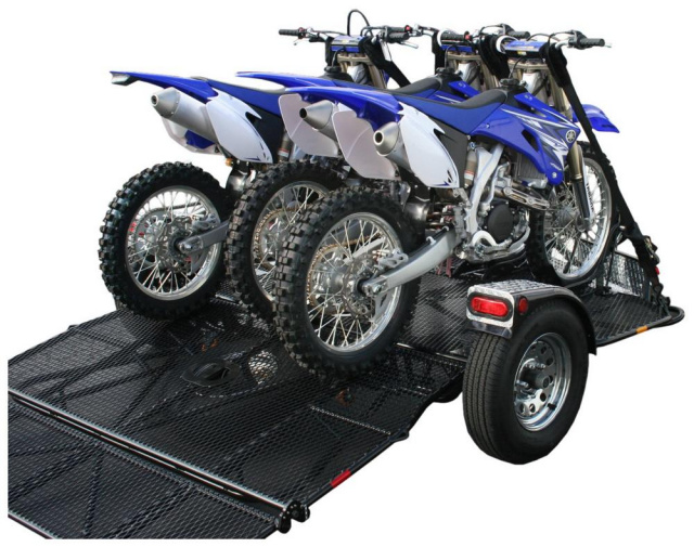 Droptail Trailers for motorcycle hauling sold by Fred Burger Trailers ...